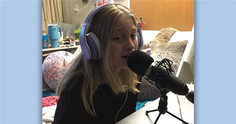 Hailey finds courage to fight cancer through music therapy - Children's ...