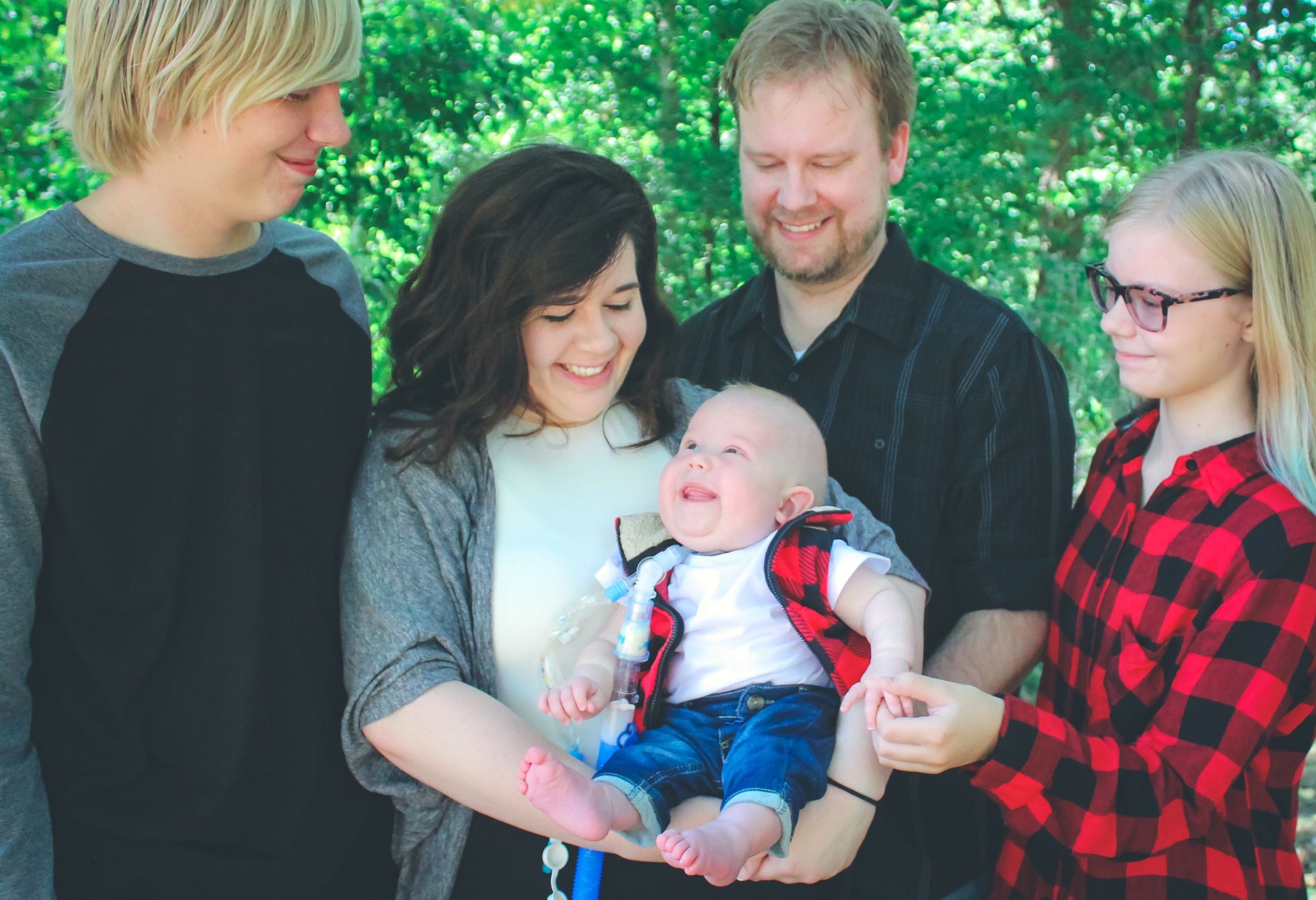 Born with spina bifida: Odin is cared for by the experts at the Midwest ...