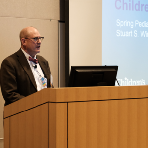Dr. Stuart Winter and James Burroughs speak at the Spring Pediatric ...