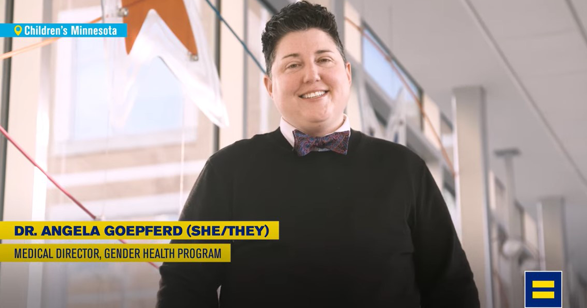 Dr. Goepferd talks gender-affirming care in Human Rights Campaign video ...