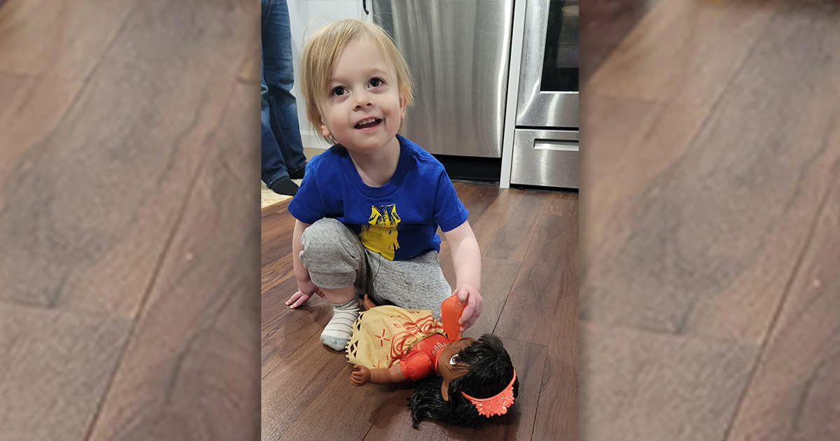 Oliver’s strength as he battles congenital heart defect - Children's ...
