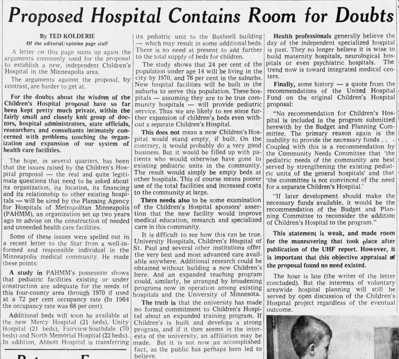 From the archives: Children's Minnesota in the 1960s