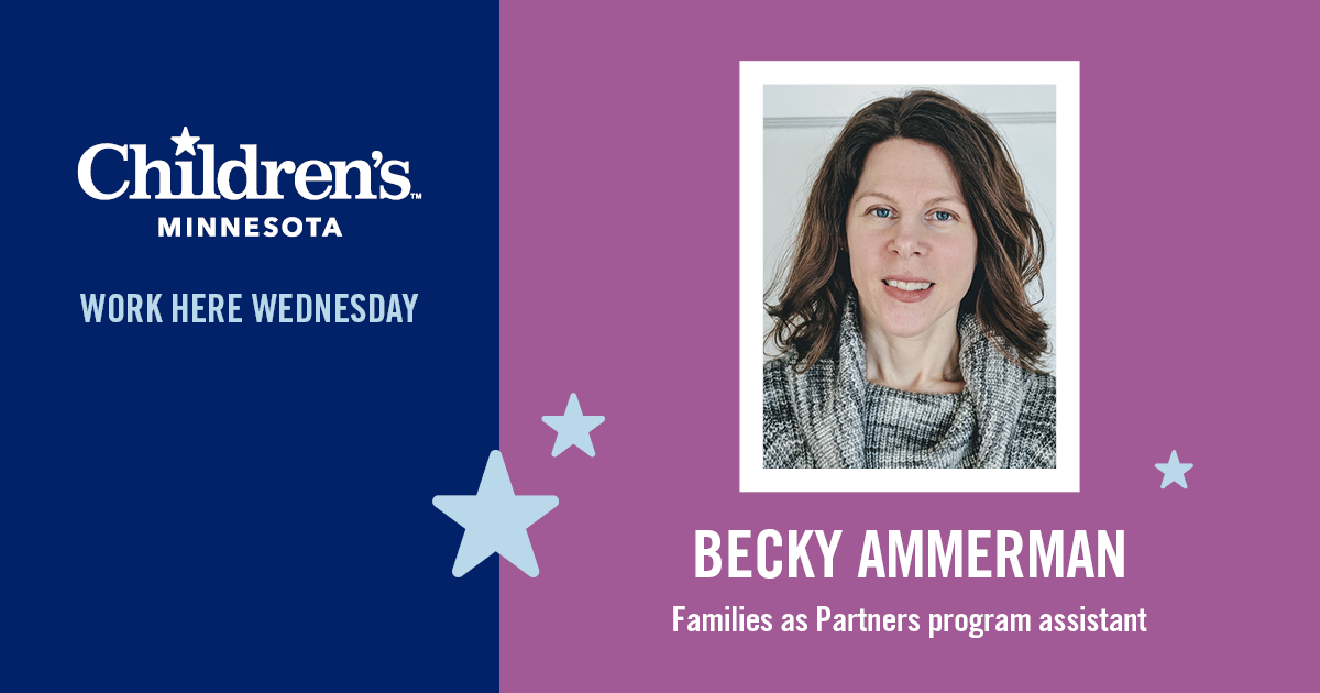 Work Here Wednesday: Becky Ammerman, Families as Partners program ...