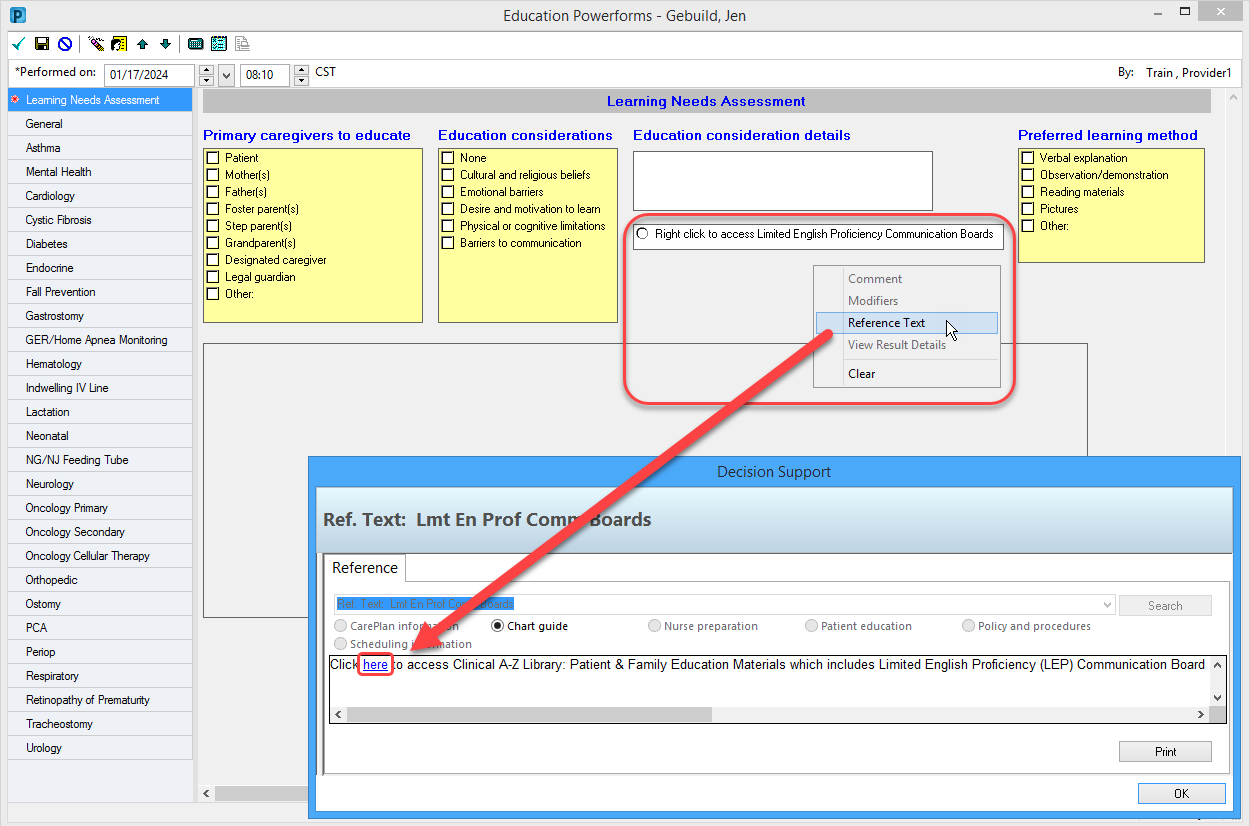 New Link to Limited English Proficiency Communication Boards – EMR Updates